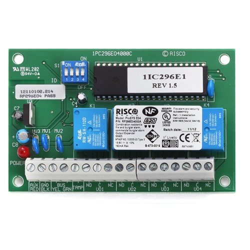 Risco RP296E04 – EXPANSOR 4 SALIDAS RELÉ – LightSYS/ProSYS Plus ...